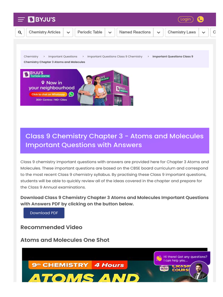 Byjus Com Chemistr... | PDF