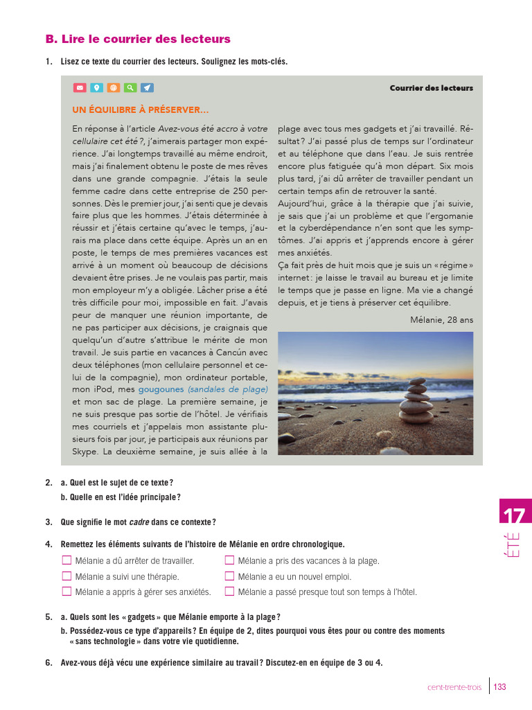 B. Lire Le Courrier Des Lecteurs: Un Équilibre À Préserver | PDF