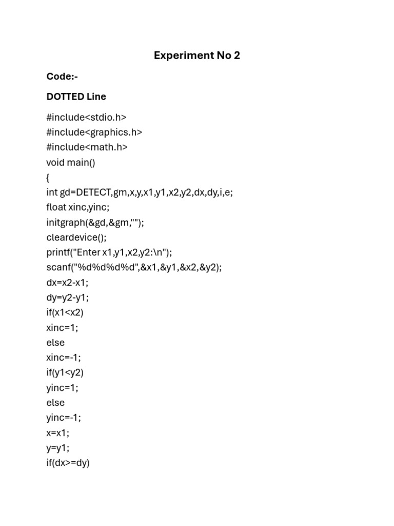 Experiment No 2 | PDF
