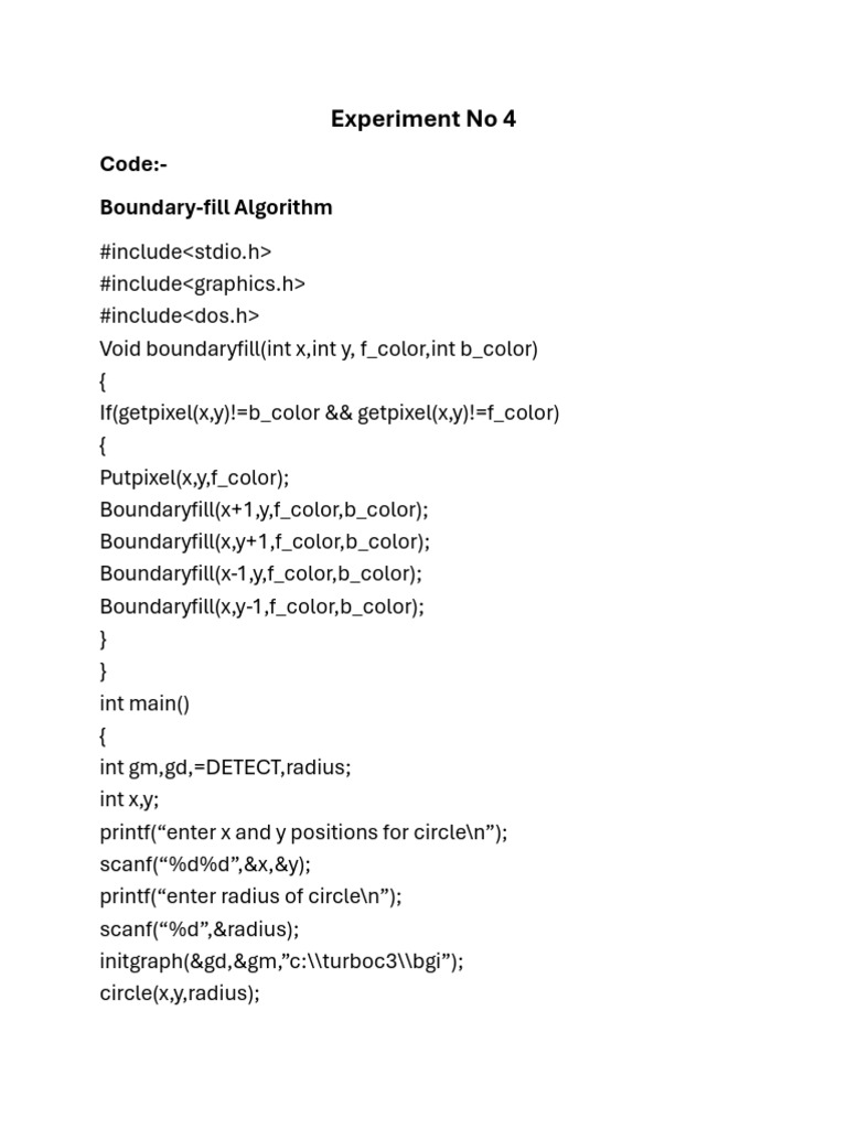 Experiment No 4 | PDF
