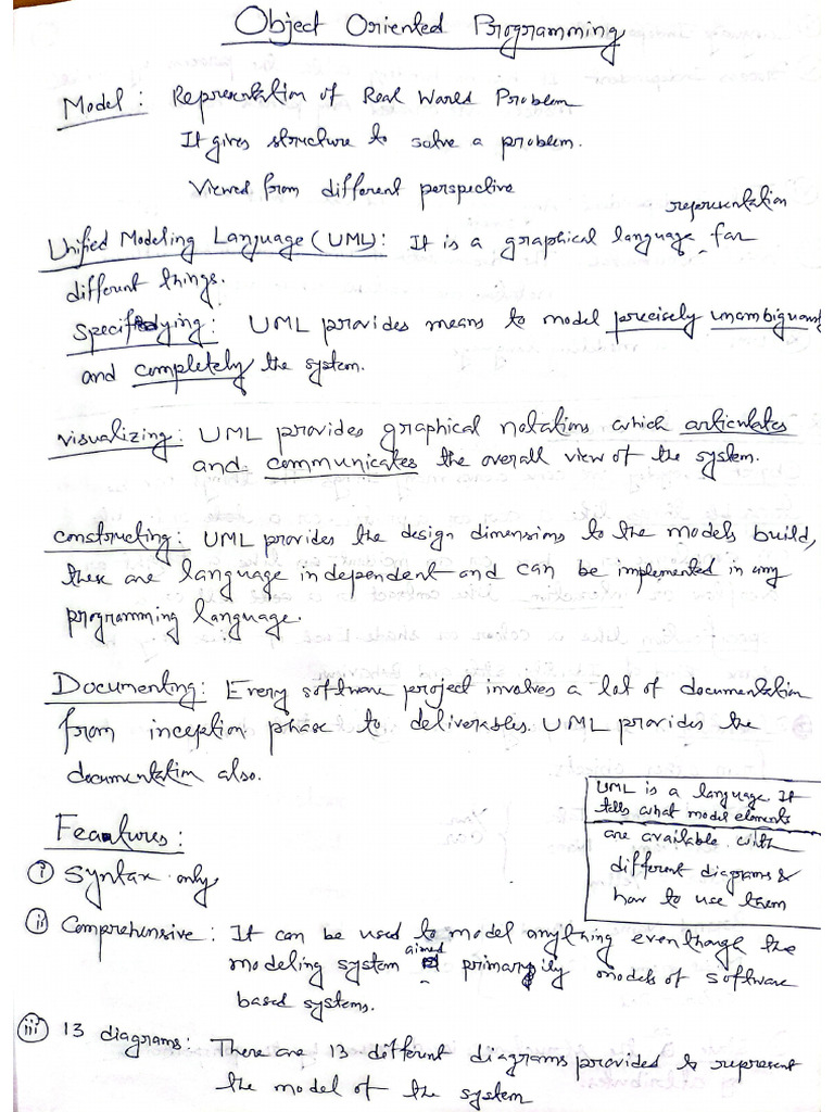 Oops Notes | PDF