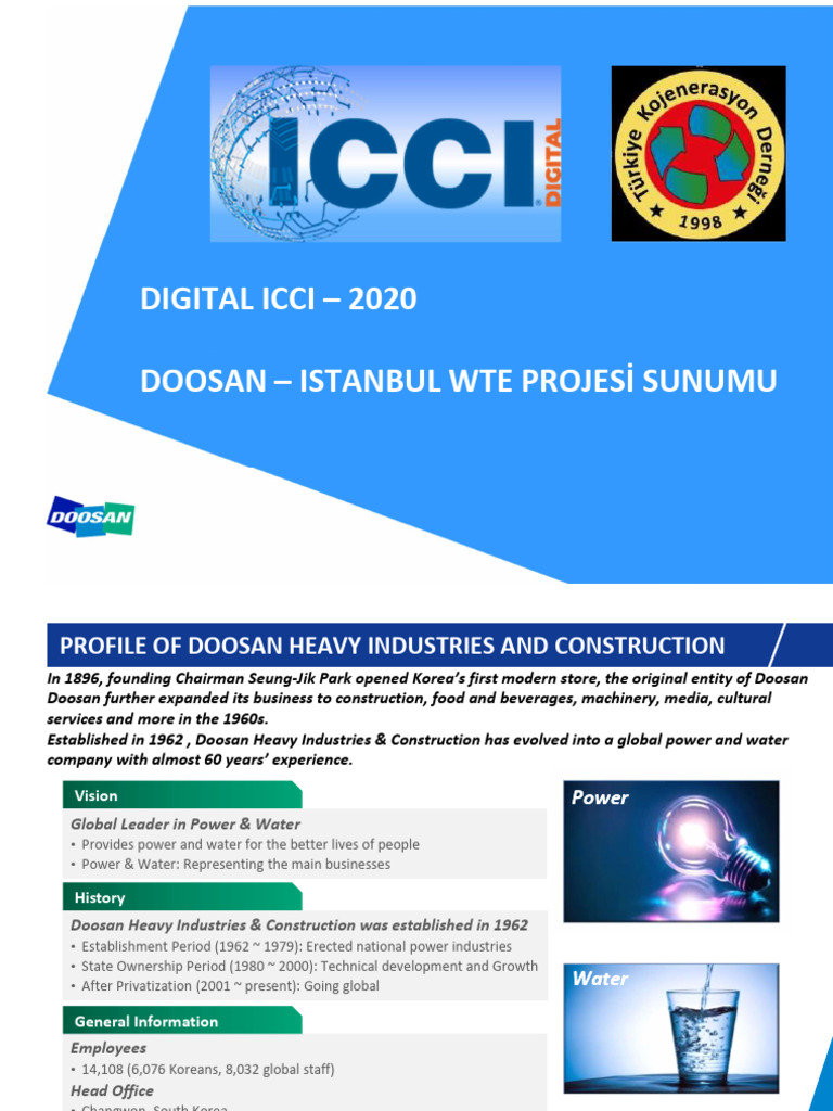 Emre Dokmen - 2020 Doosan Presentation - Digital ICCI | PDF