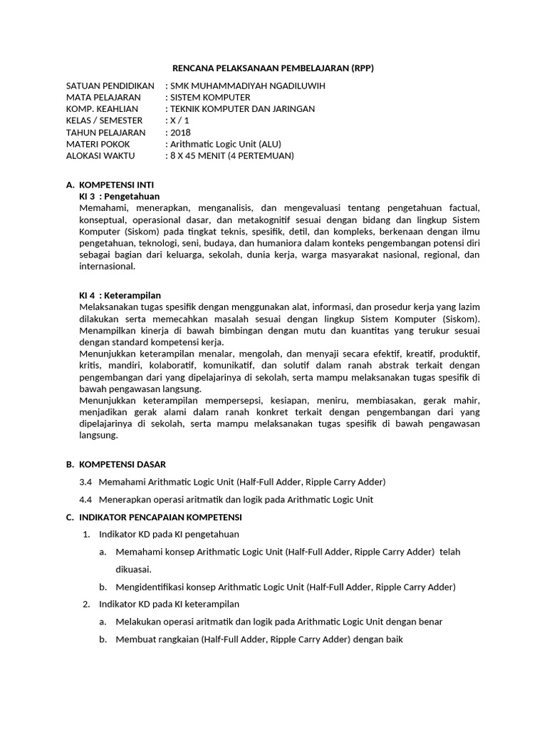 RPP-4 Arithmatic Logic Unit (ALU) - Rev | PDF