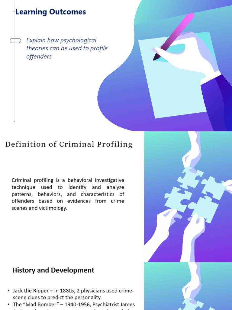 Topic 7 Criminal Profiling | PDF