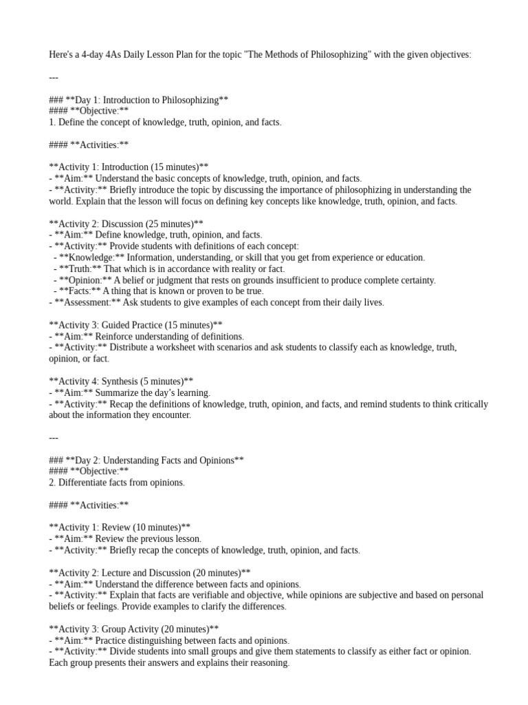 Methods of Philosophizing | PDF