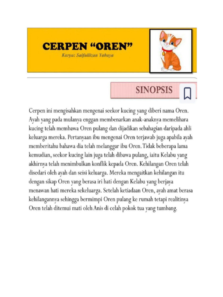 Oren Sinopsis | PDF