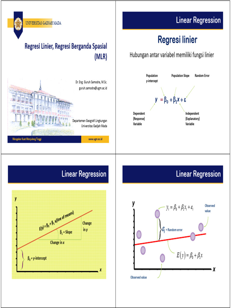 Regresi Linear, MLR | PDF