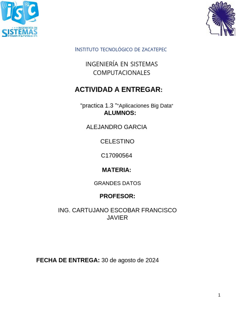 Practica1 3-areasaplicBigData | PDF