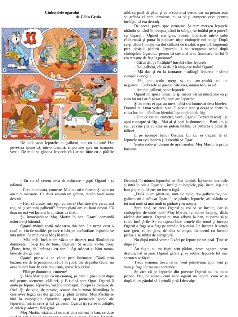 Ciubotelele Ogarului | PDF