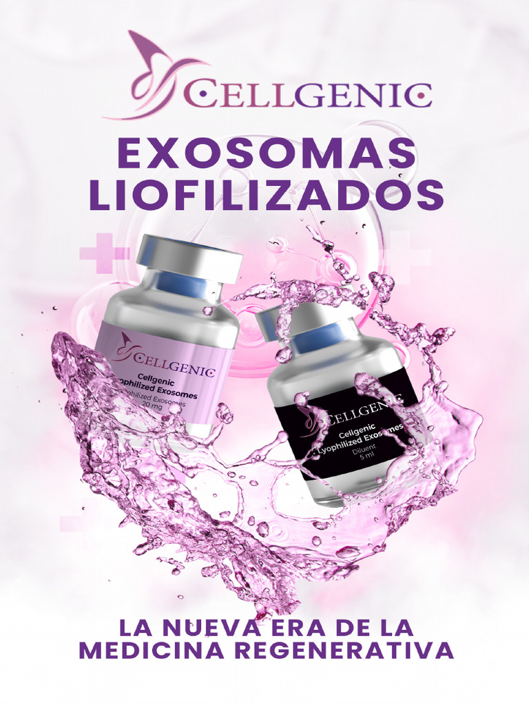 Brochure Cellgenic Lyophilized Exosomes Espanol | PDF | Clinical ...