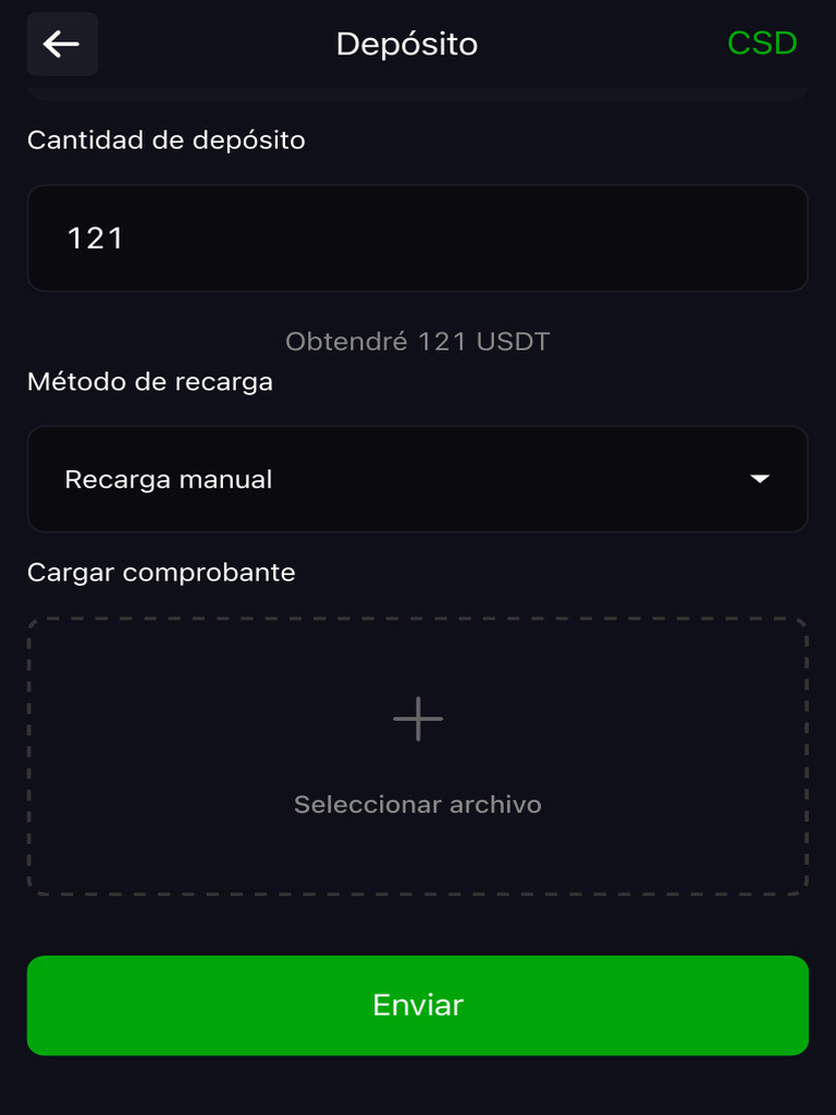 Cantidad de Depósito: Obtendré Usdt | PDF