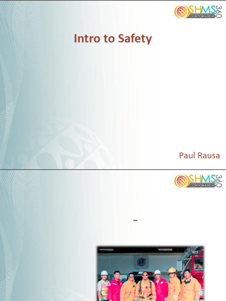 Intro To Safety | PDF
