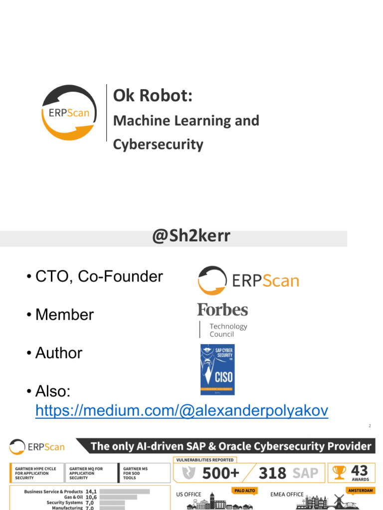 D2 KEYNOTE - Machine Learning in Cybersecurity - Alexander Polyakov | PDF