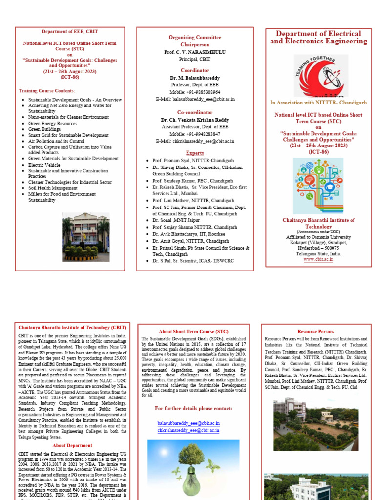 Sustainable Final Broucher | PDF