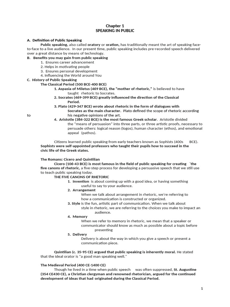 PUB-SPKNG-CHAPT-1-OUTLINE | PDF