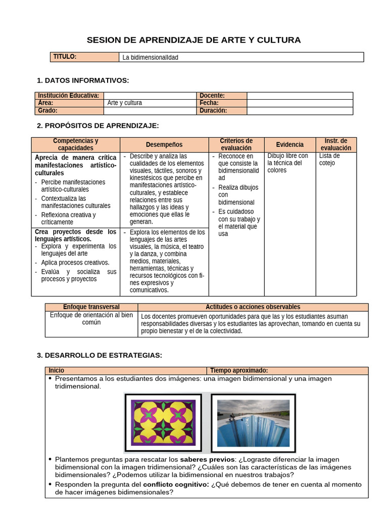 La Bidimensionalidad | PDF