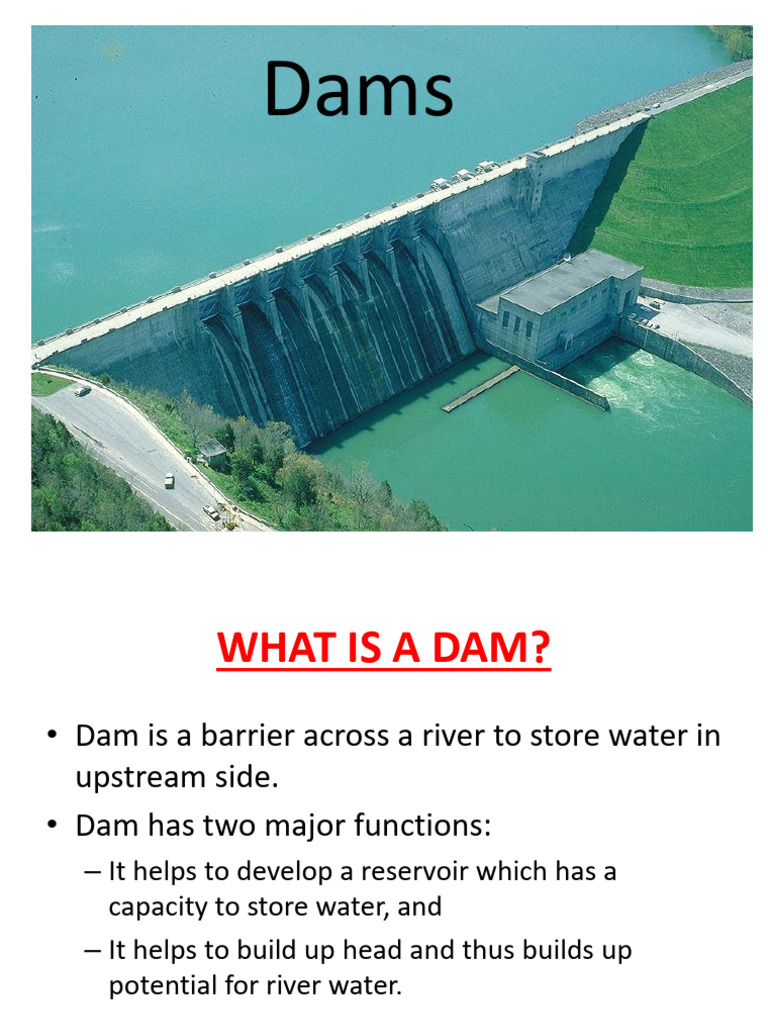 Dam Slide (Class) | PDF | Dam | Reservoir