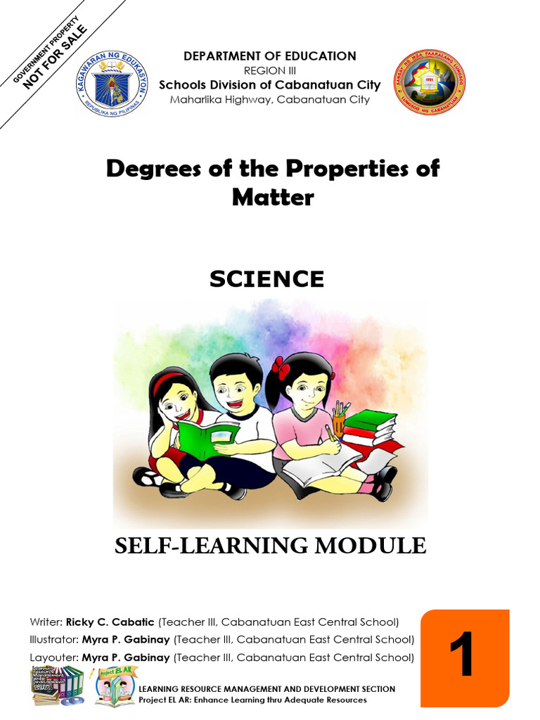 Science G1 Q1 W5-6 M1 | PDF