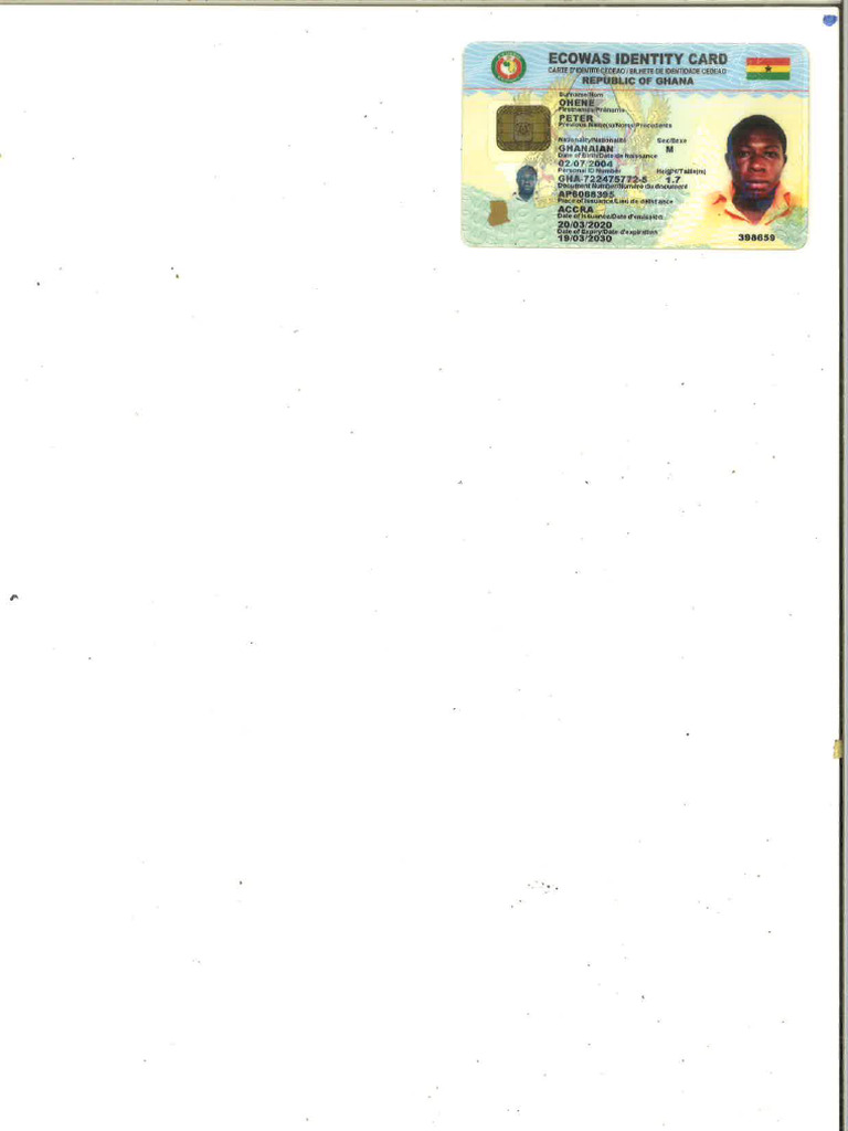 GHANA CARD | PDF