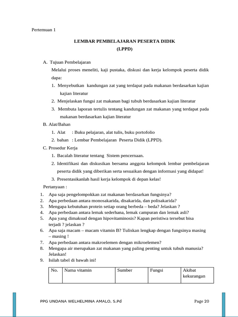 LPPD Pencernaan | PDF