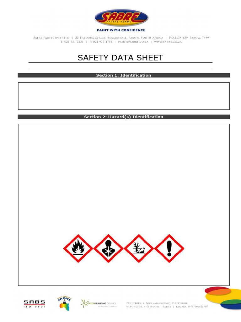MC Floorcote Thinners SDS | PDF