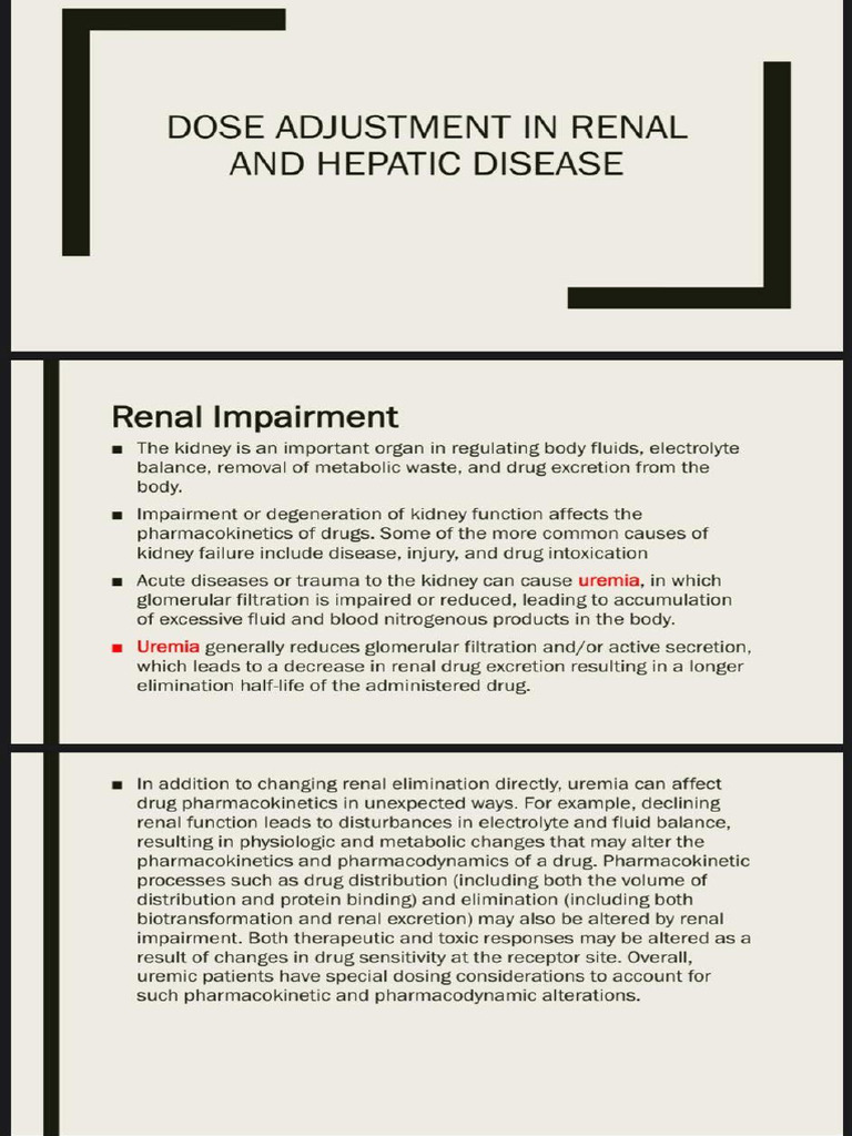 dose-adjustment-in-renal-and-hepatic-disease | PDF