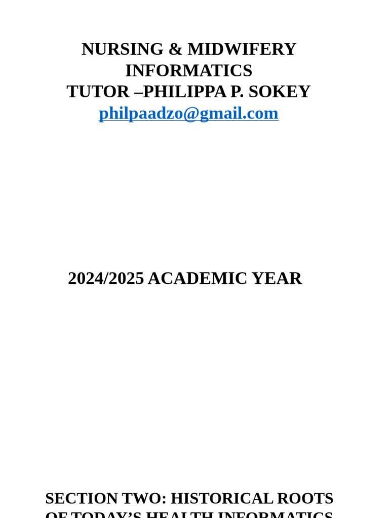 Nmi Section 2 History | PDF