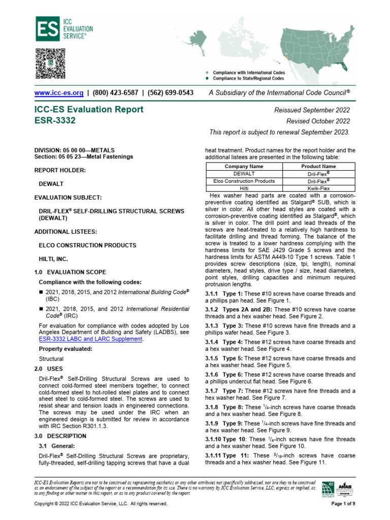 Esr 3332 | PDF