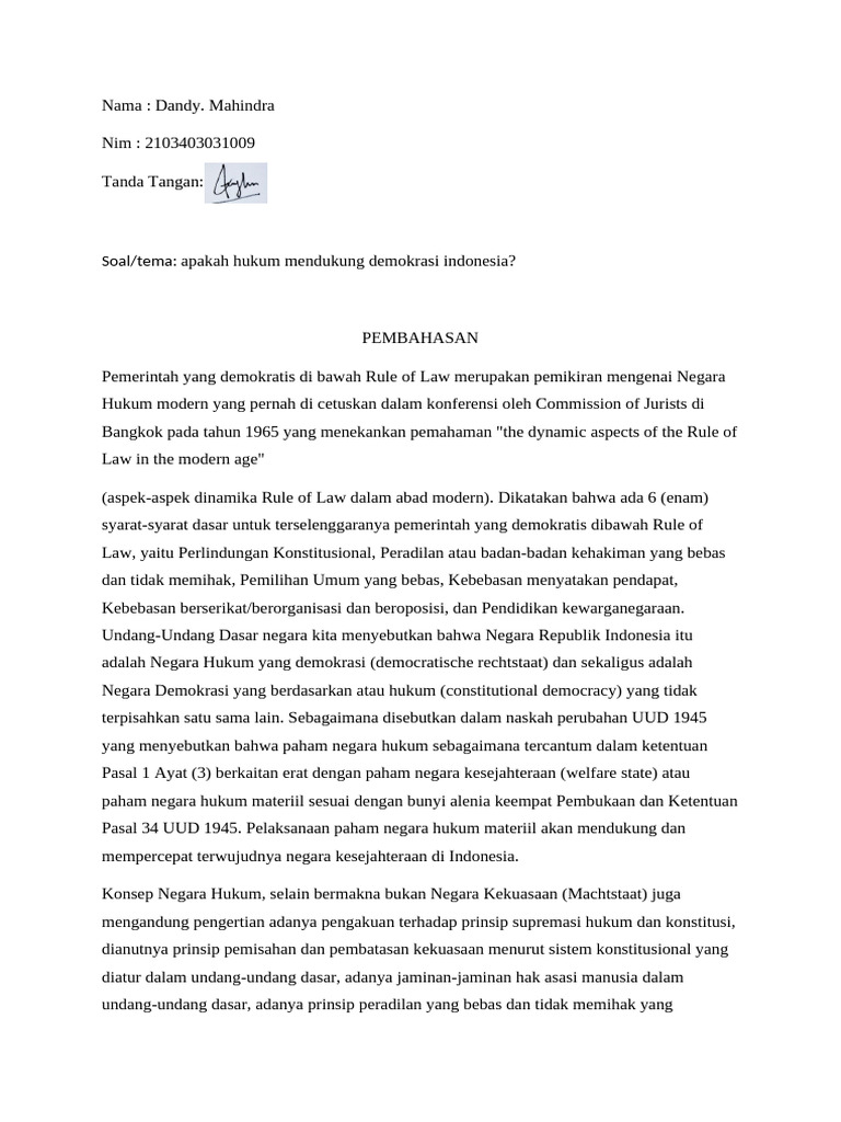 Tugas HTN Ke 1 | PDF