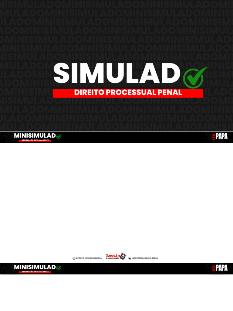 Simulado 1 | PDF