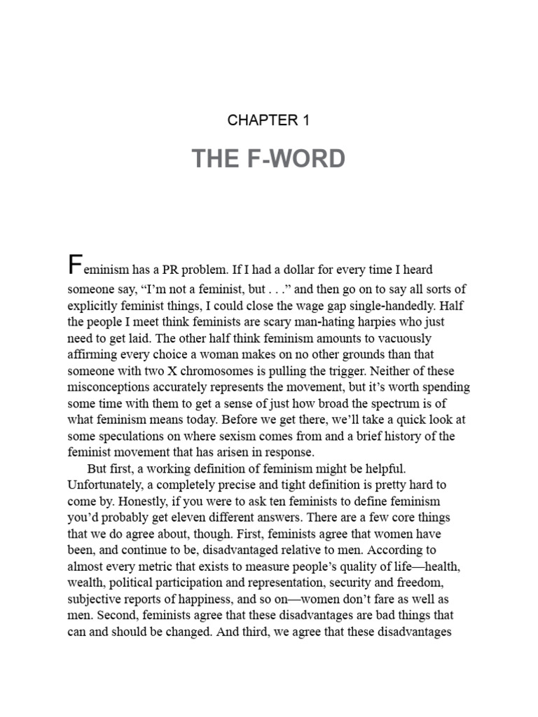 Carol Hay - The F Word | PDF