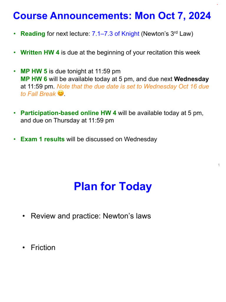 Draft Slides For Lecture14 Mon Oct 73 | PDF