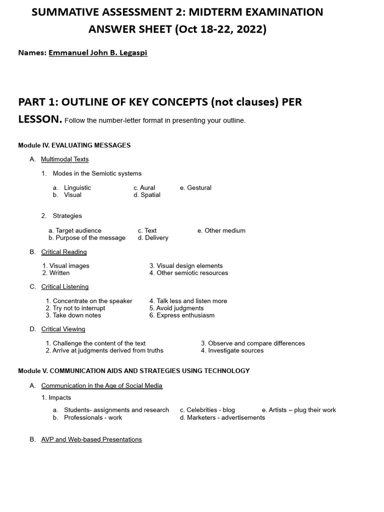 SUMMATIVE-ASSESSMENT-2_-MIDTERM-EXAMINATION | PDF