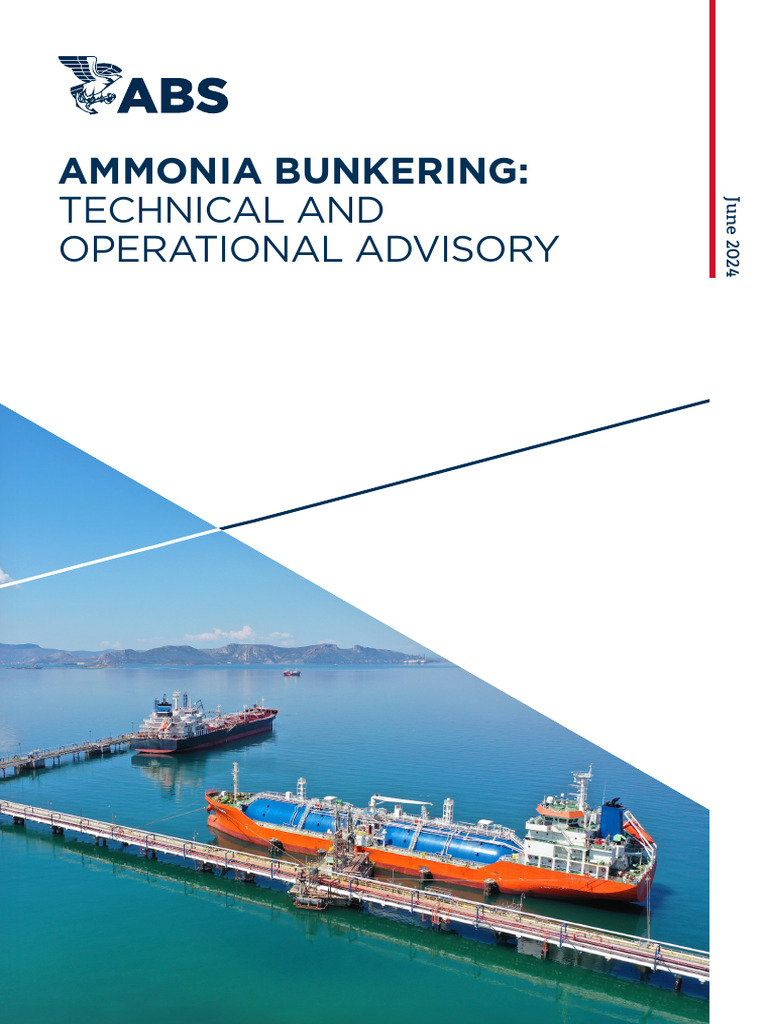 Ammonia Bunkering Advisory | PDF