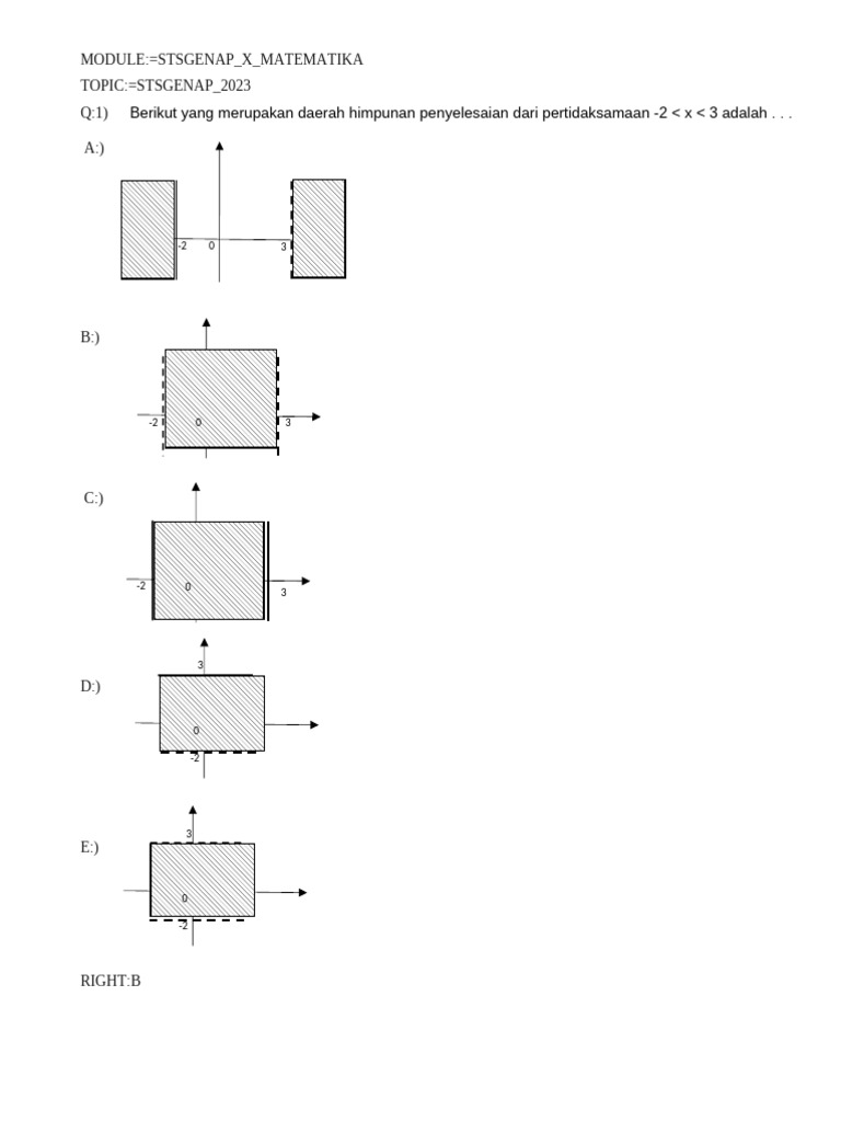 SOAL MTK X Genap INPUT | PDF