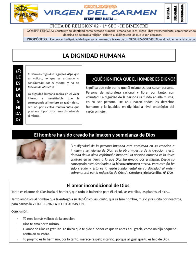 Ficha 02 Rel 1sec III b | PDF