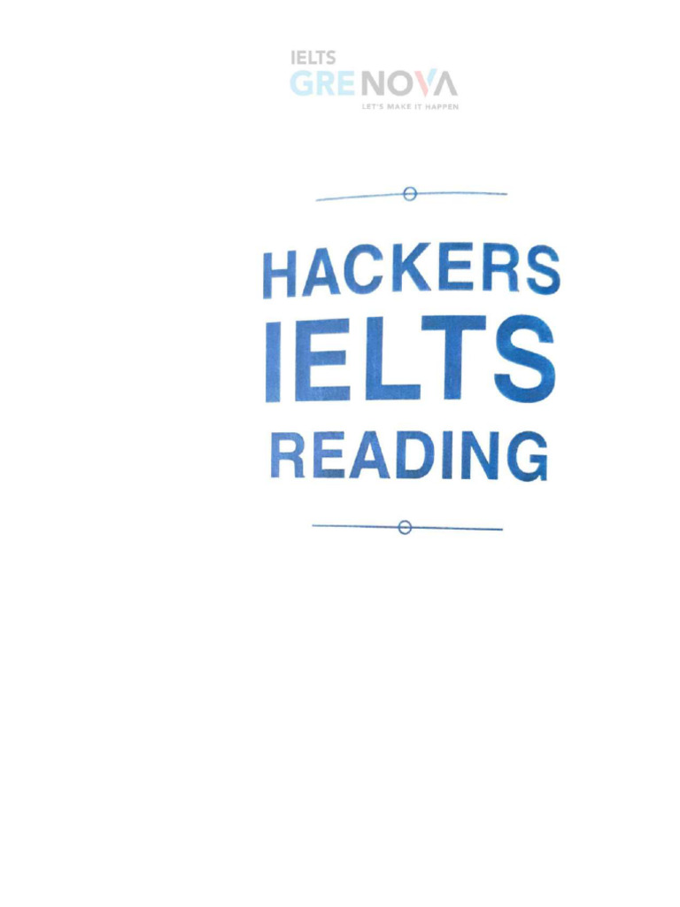 Hacker Ielts Reading - BACKUP | PDF