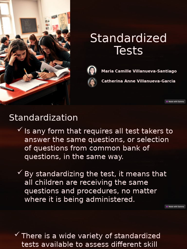 Standardized Tests A Comprehensive Guide | PDF | Standardized Tests ...