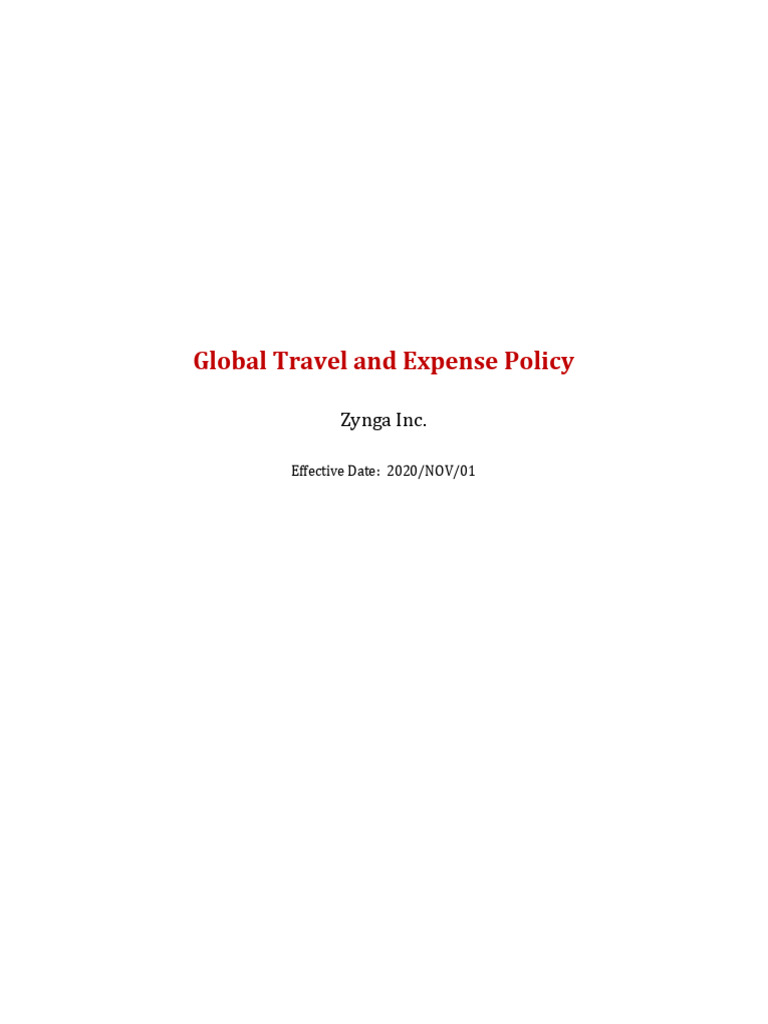 4.1F Global Travel and Expense Policy (Appendix F) | PDF