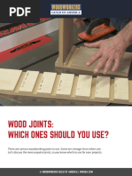 Cross Halving Joint Overview | PDF | Woodworking