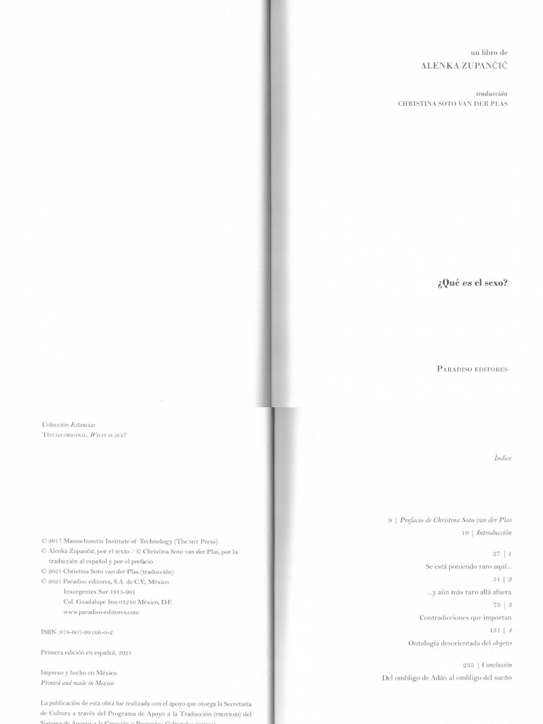 ALENKA ZUPANČIČ - El Realismo en El Psicoanálisis - Qué Es El Sexo (Pp. 132-149) | PDF