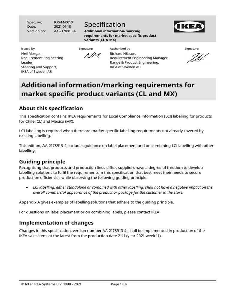 AA-2178913-4 - IOS-M-0010 - Additional Information (CL&MX) | PDF