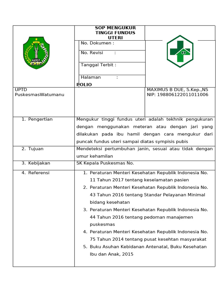 SOP TES Laboratorium | PDF