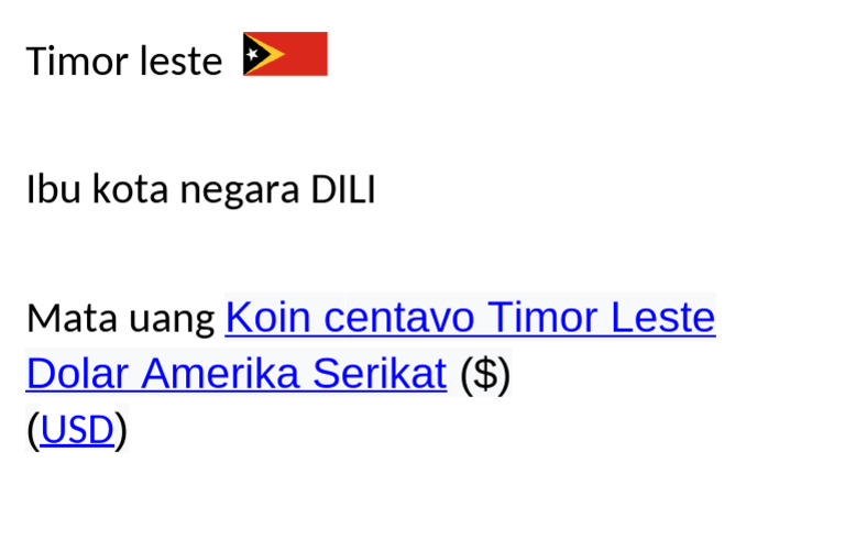 Timor Leste | PDF