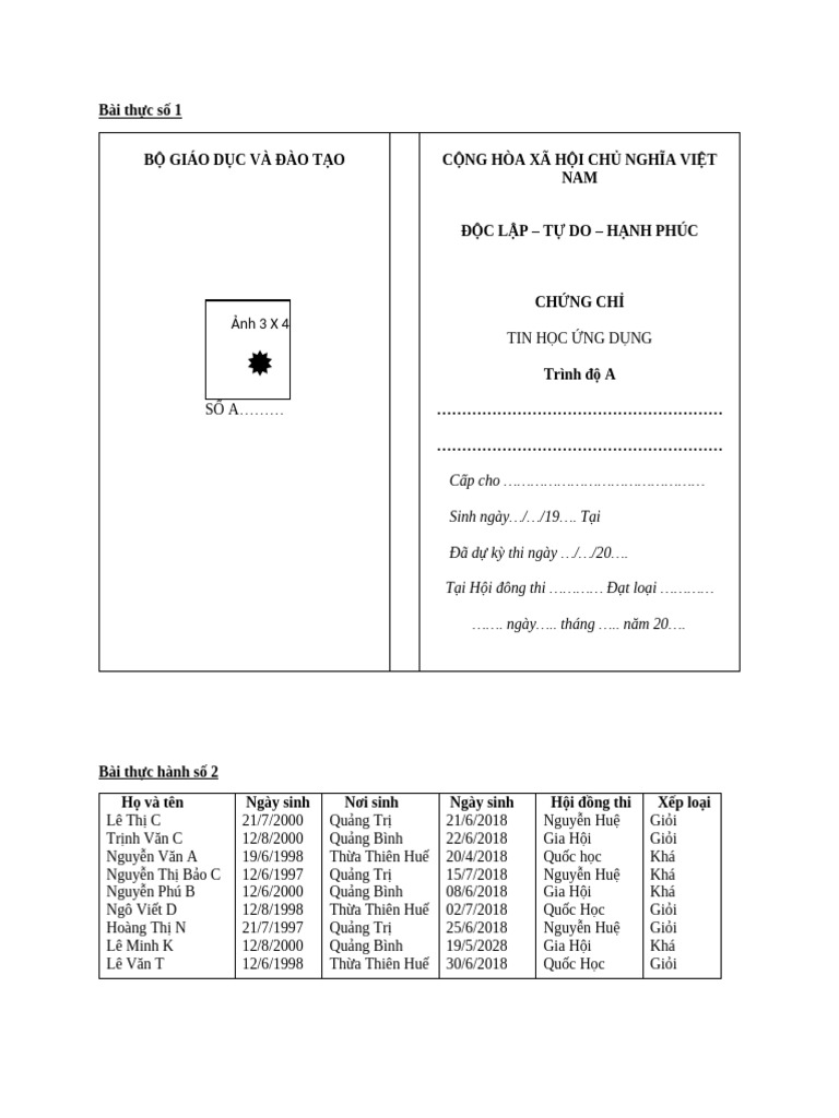 Trần Quỳnh Châu Bài TH 4 | PDF