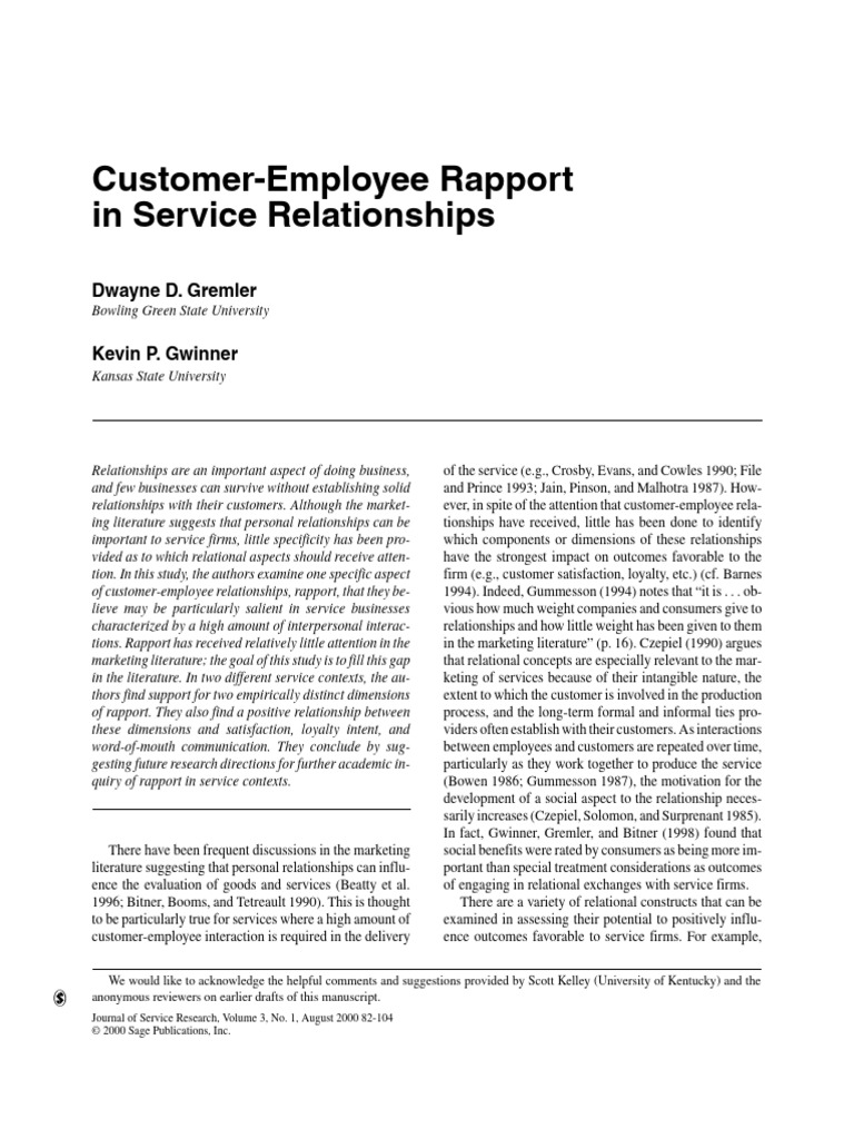 Customer Employee | PDF