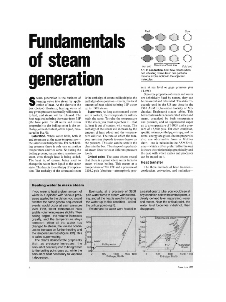 Steam Generation | PDF