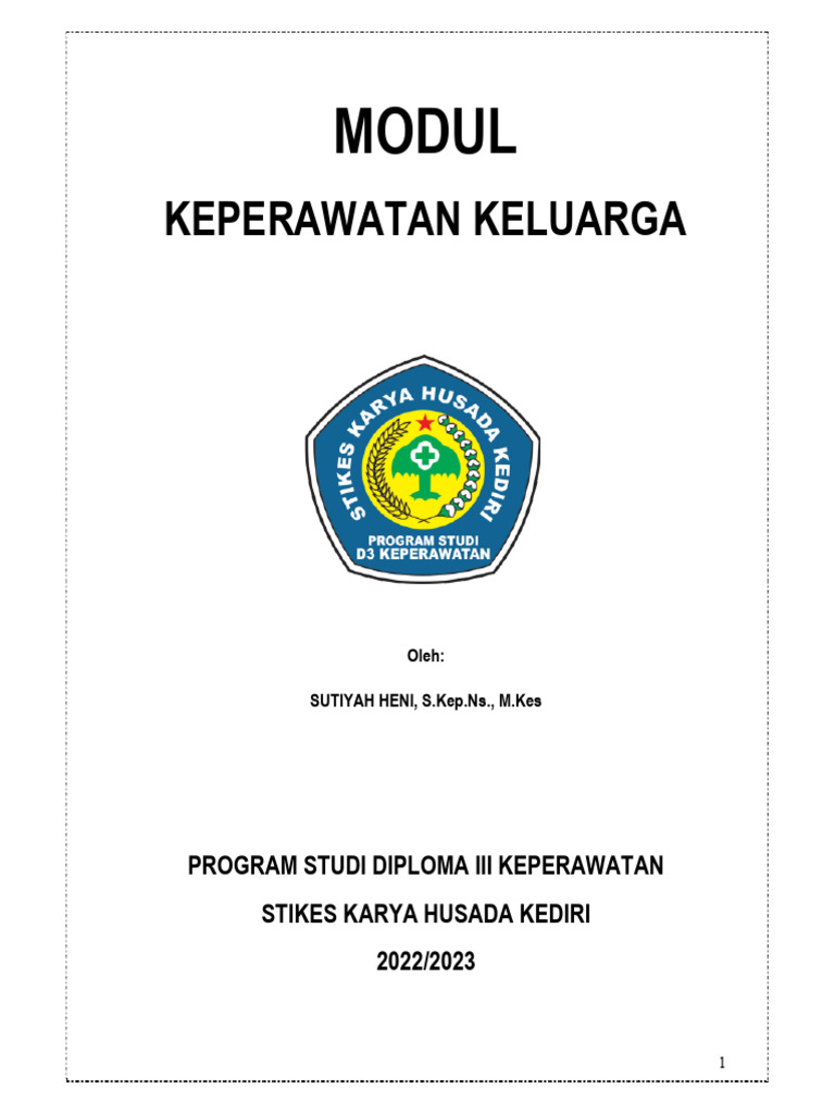 Modul Keperawtan Keluarga Karya Husada Kediri | PDF