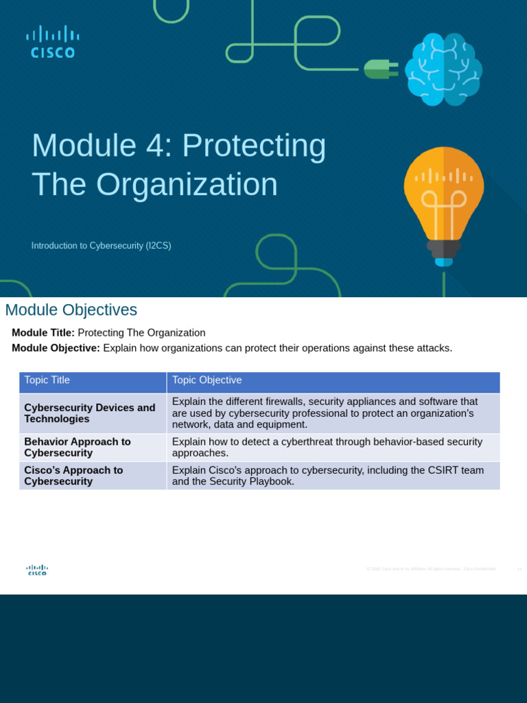Introduction To Cybersecurity v3.0 - Module4 | PDF