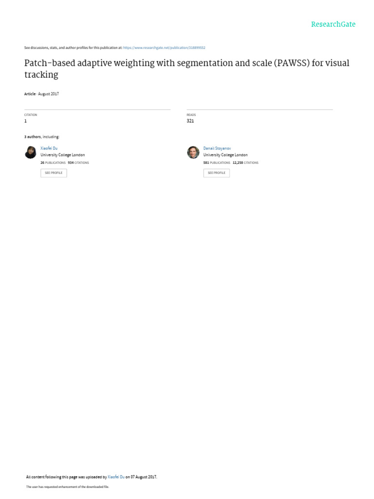 Patch-Based Adaptive Weighting With Segmentation A | PDF